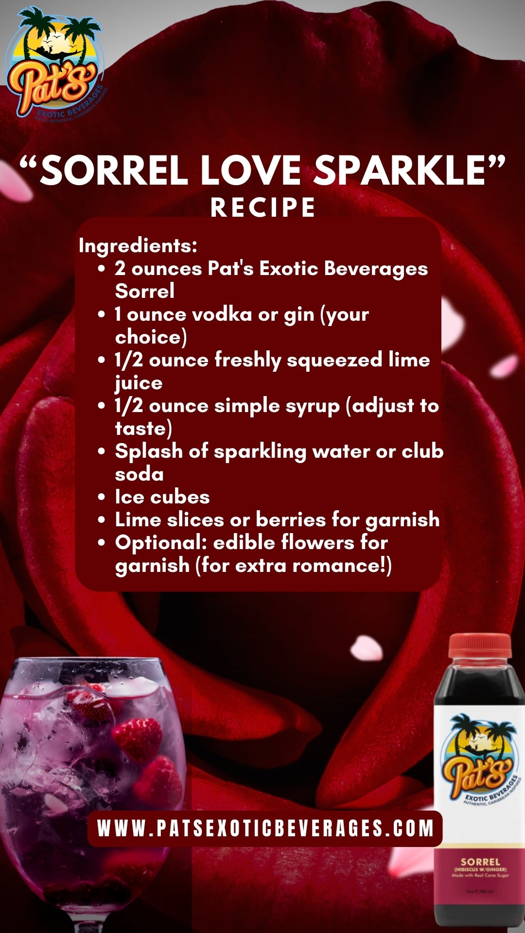 Caribbean Sorrel Ginger Recipe: A Refreshing Twist – Pat's Exotic Beverages